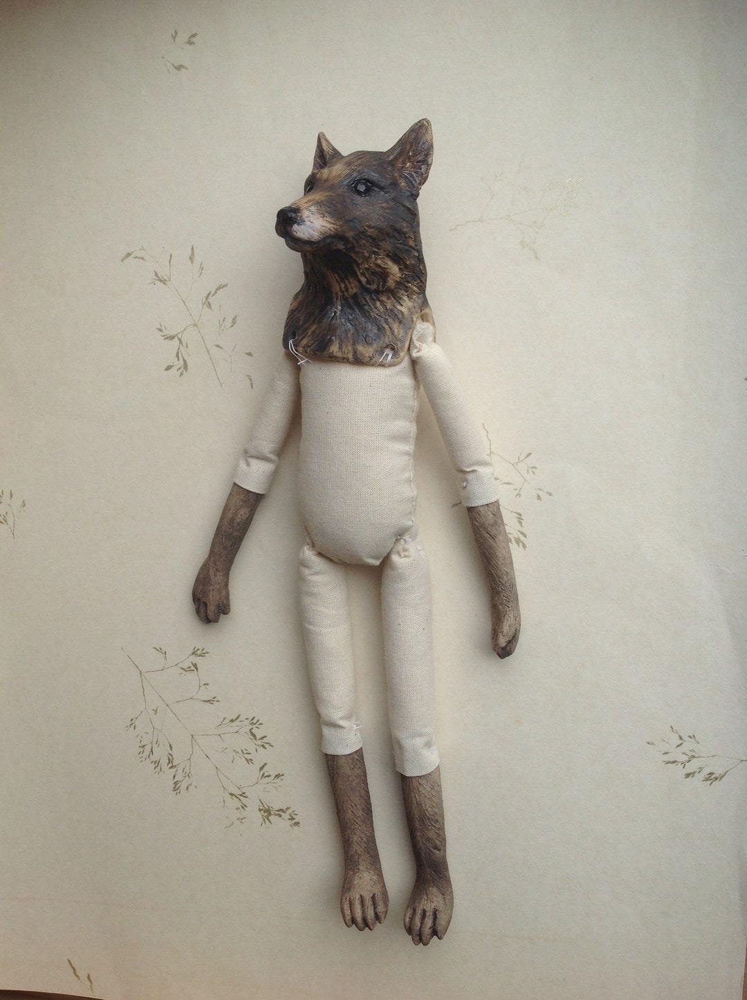 Big Wolf Doll Kit. - Etsy UK