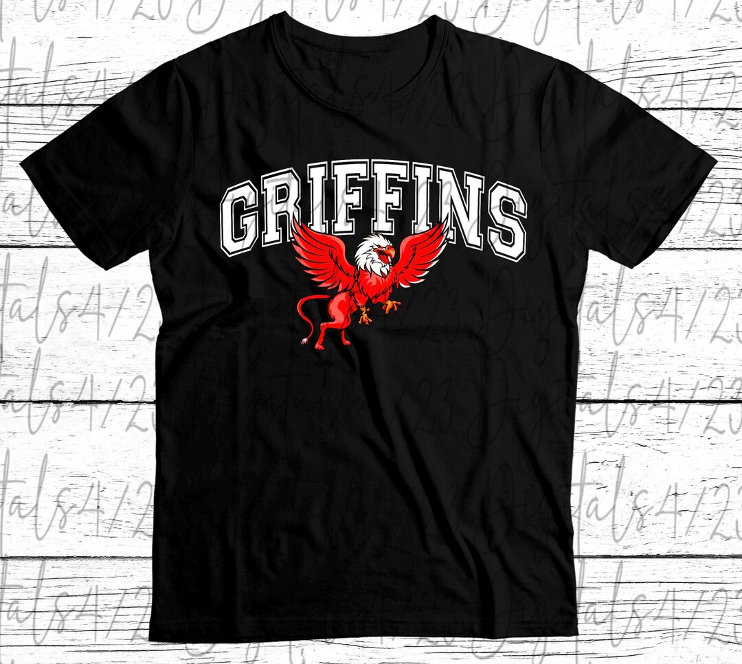 Griffins Red School Mascot PNG - Etsy