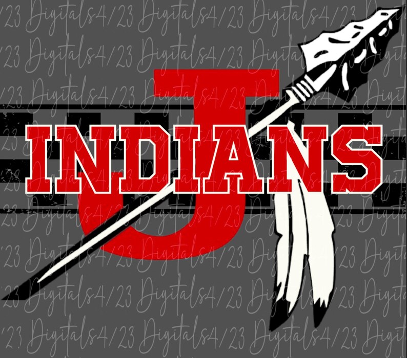 Jackson Indians Mascot PNG File for Shirts - Etsy