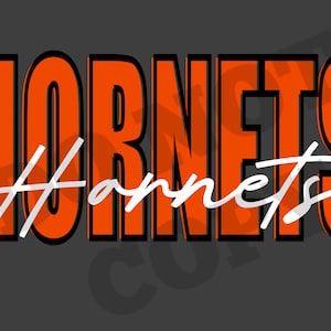 Hornets Orange Mascot PNG - Etsy