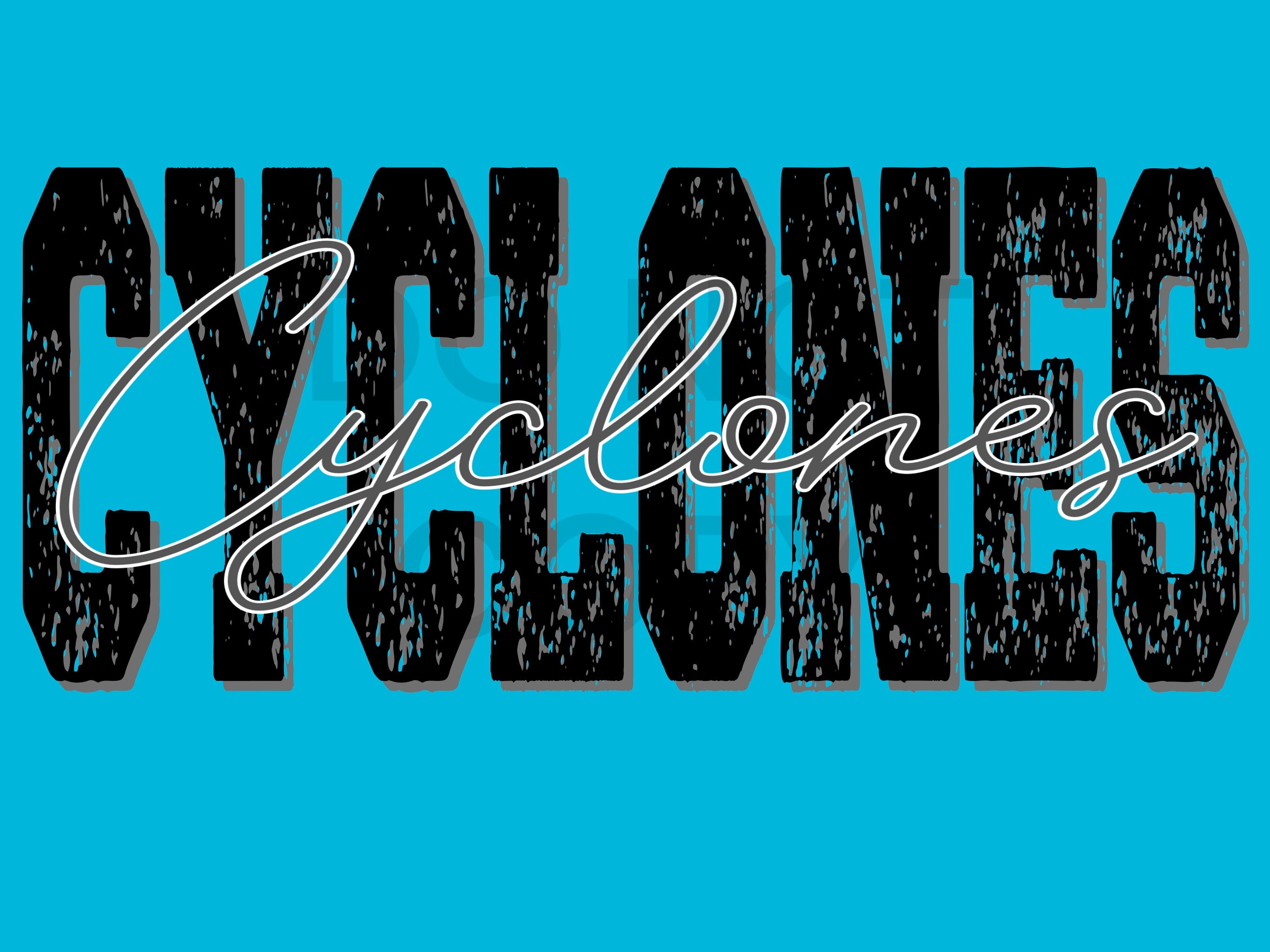 Cyclones Mascot PNG Sublimation File - Etsy