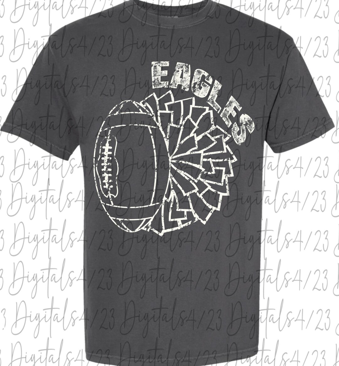 Eagles Football Cheer Design PNG for T-shirts - Etsy