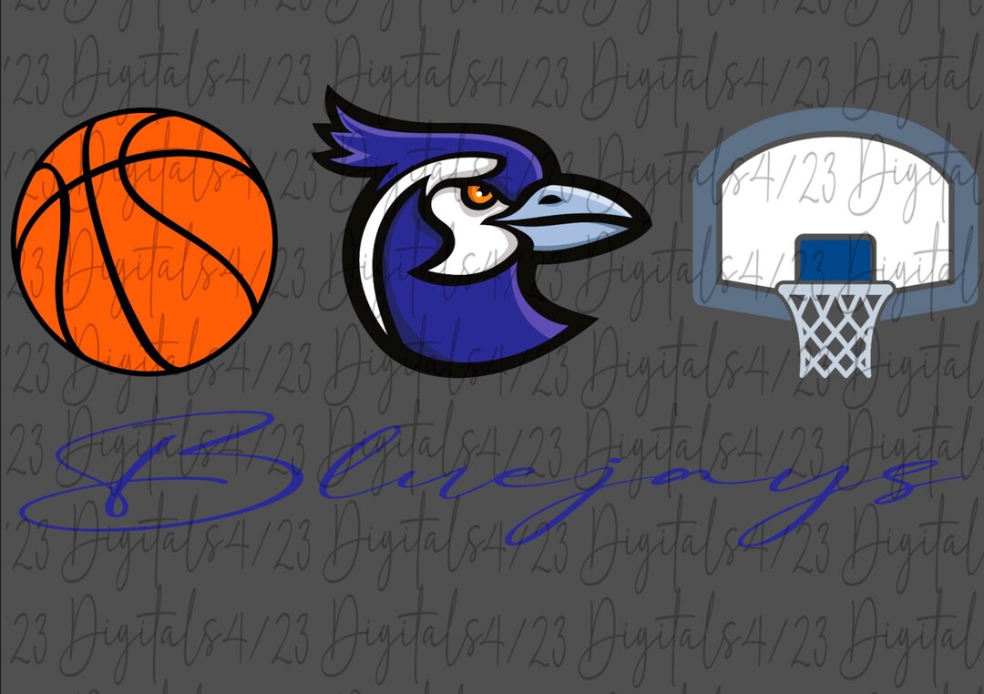 Bluejays Basketball Blue Mascot PNG Sublimation or DTF File for Shirts ...
