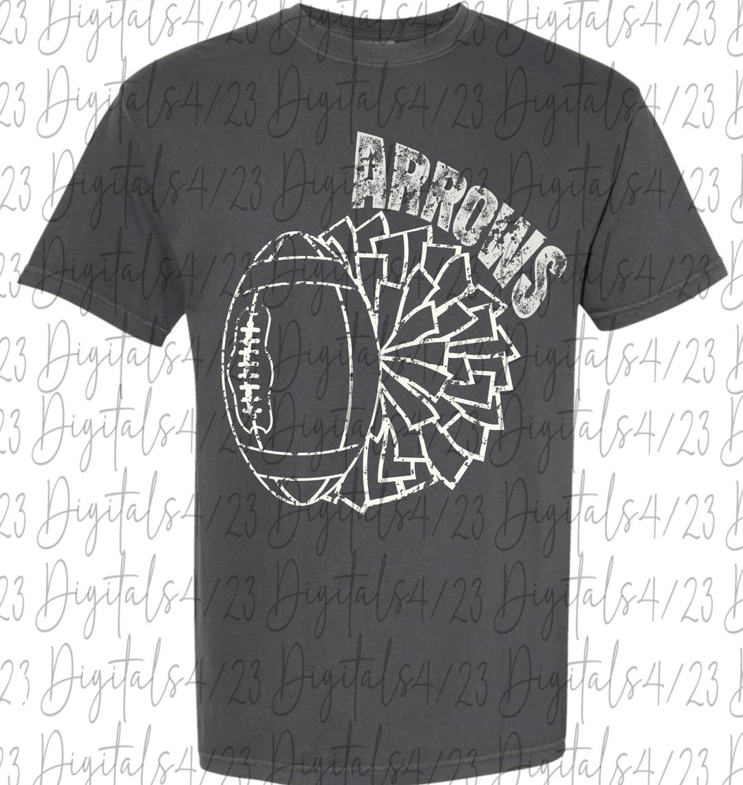 Arrows Football Cheer Design PNG for T-shirts - Etsy