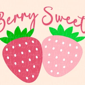 Berry Sweet Strawberry PNG for T-shirts - Etsy