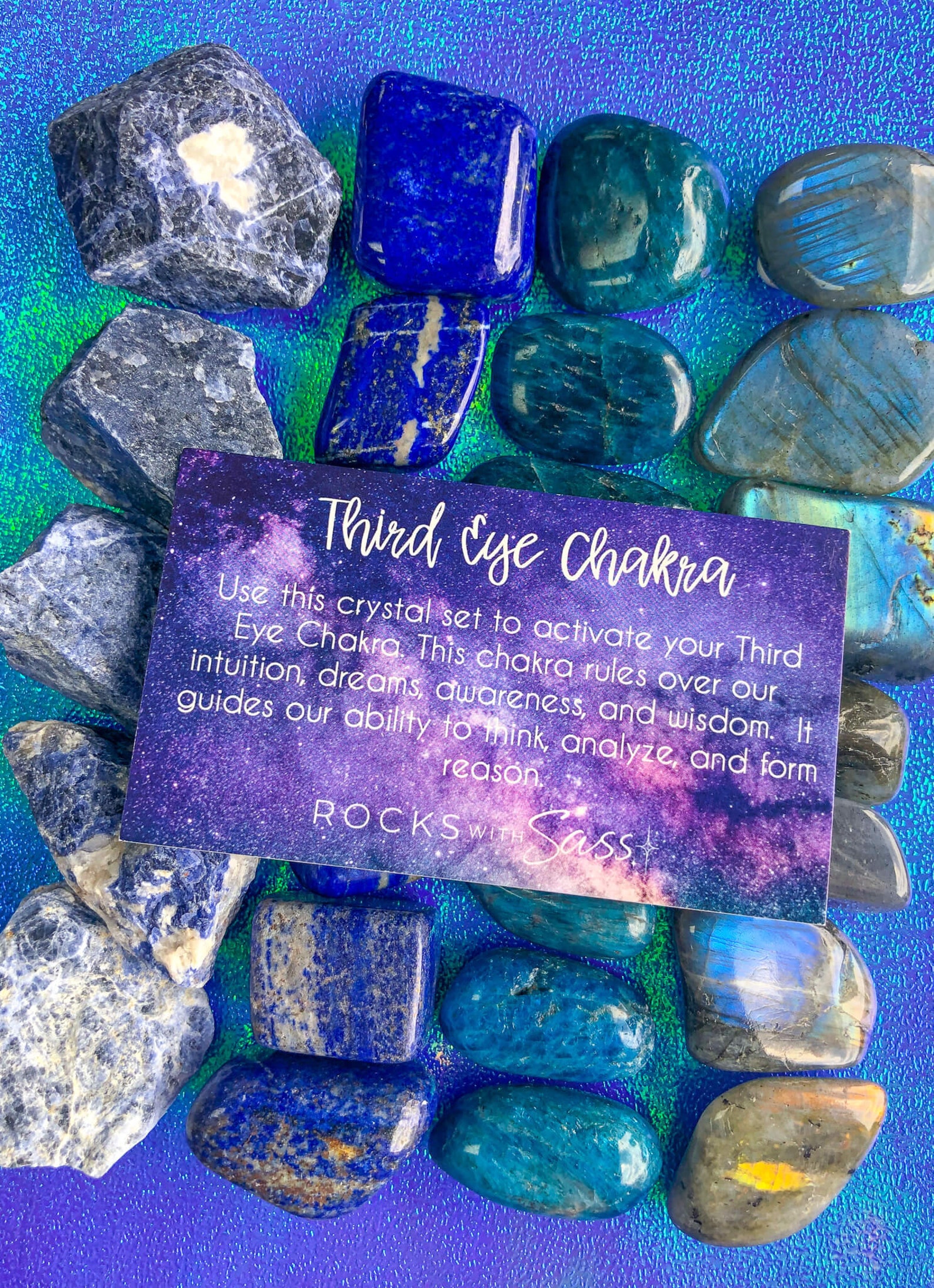 Third Eye Chakra Crystal Set - Etsy