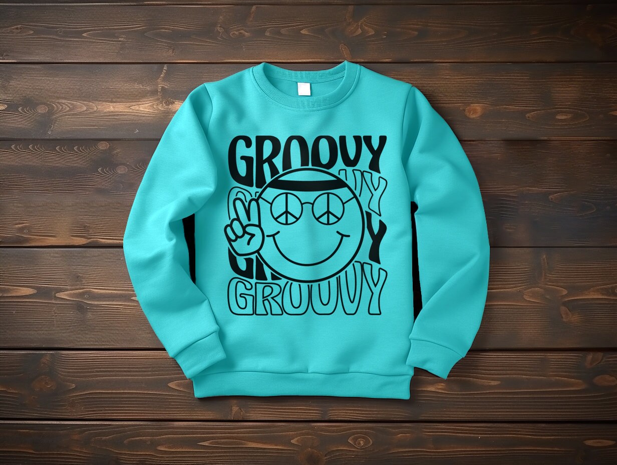 Groovy Smiley Face SVG | Hippie Smiley Face SVG | Good Vibes Only ...