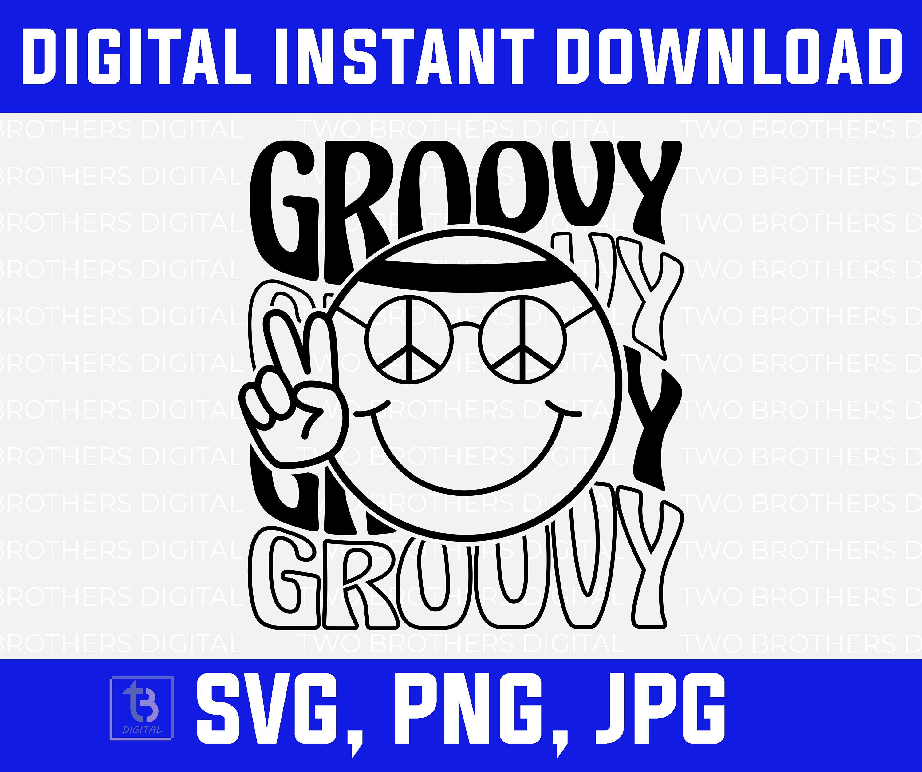 Groovy Smiley Face SVG | Hippie Smiley Face SVG | Good Vibes Only ...