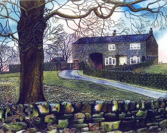 Greetings Card: winter Gate winter Birthday Card, Gate, Winter ...