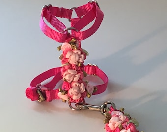 Small dog harness | Etsy