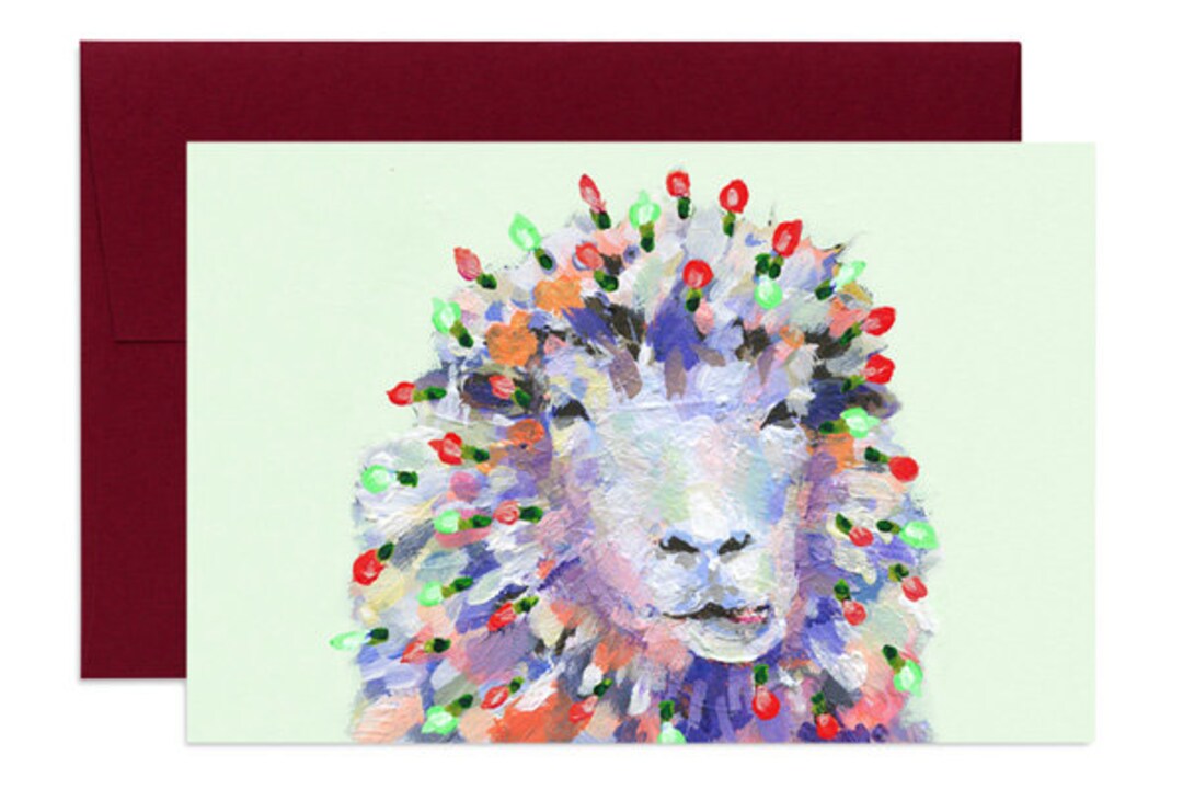 Sheep Holiday Card, Oh Christmas Sheep Oh Christmas Sheep, Season's ...