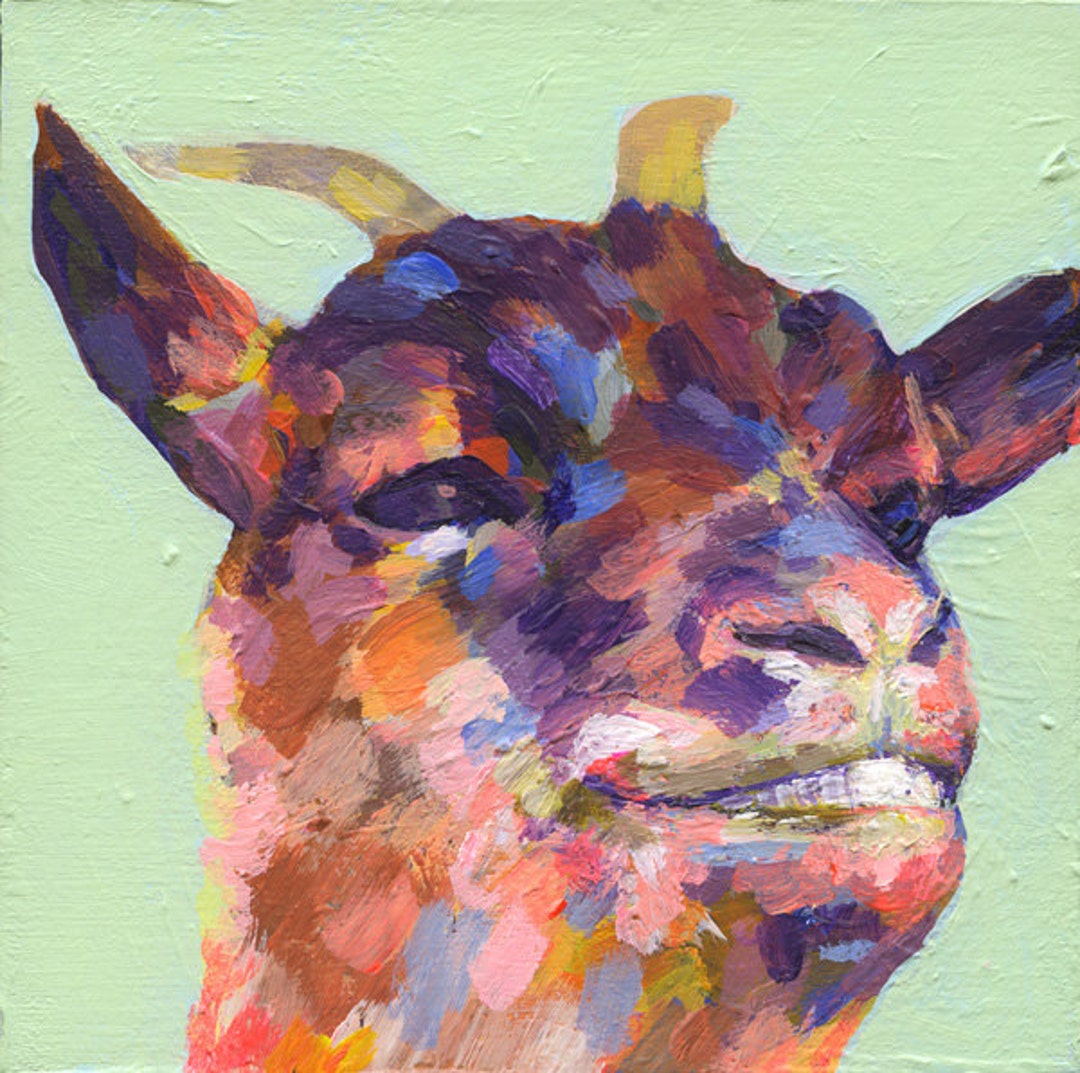 Goat Print, Farm Animal Wall Art, Art Prints, Wall Art Prints, Farm ...