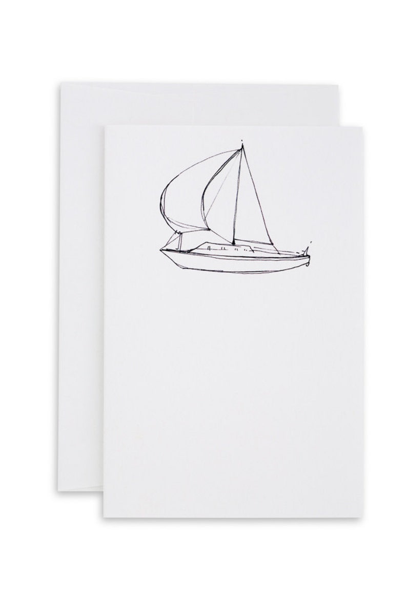 Complete 5 Pack Card Set Pen and Ink Drawing Greeting - Etsy