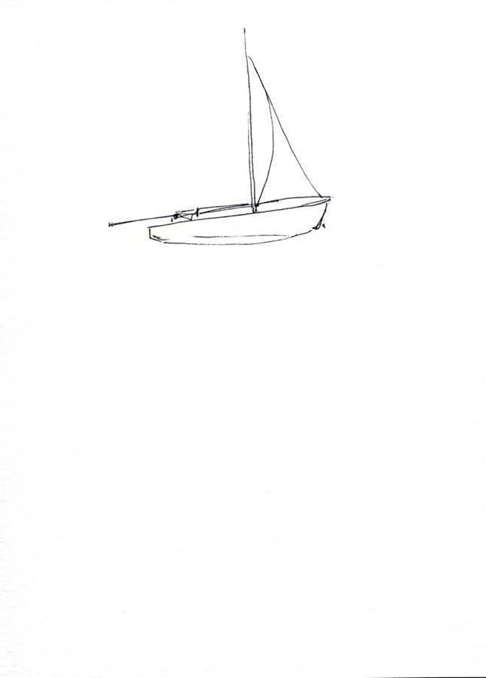 Dinghy Print, Nautical, Minimalist, Nautical Decor, Nautical Nursery ...