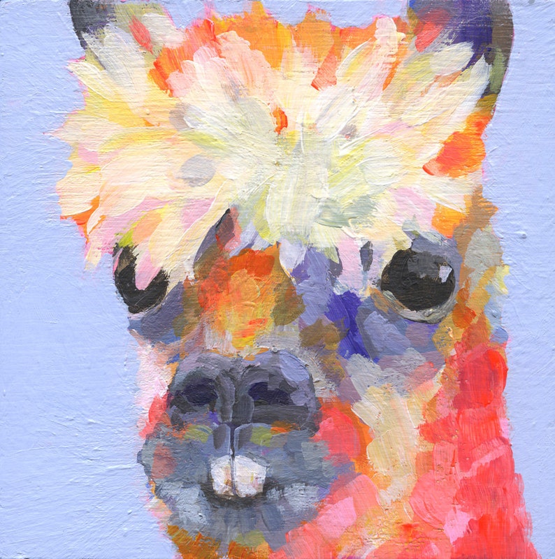 Alpaca Print, Alpaca Wall Art, Art Prints, Wall Art Prints, Farm ...