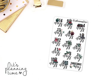 25 Days of Christmas Stickers. Perfect for Any Planner - Etsy