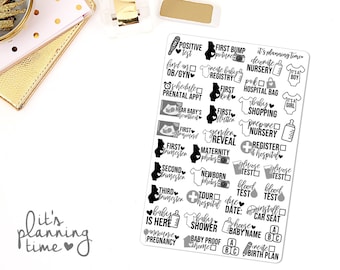 30 Cute Ultrasound/scan Planner Stickers - Etsy