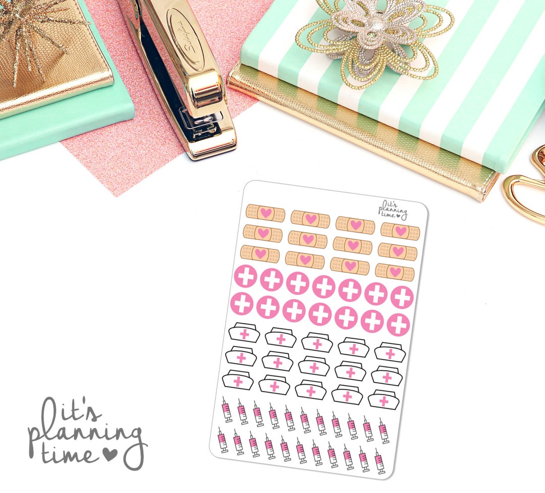 Nurse Edition Assorted Planner Sticker Sheet - Etsy