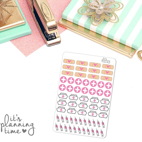 Nurse Edition Assorted Planner Sticker Sheet - Etsy