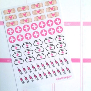 Nurse Edition Assorted Planner Sticker Sheet - Etsy