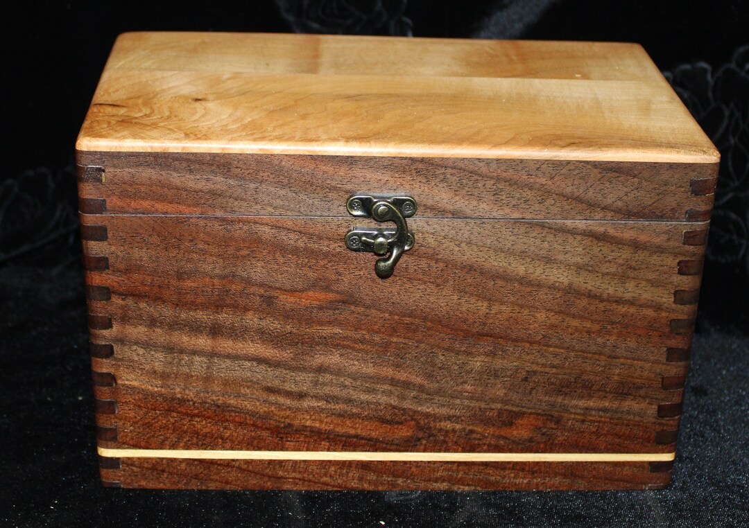 Walnut Keepsake Box - Etsy