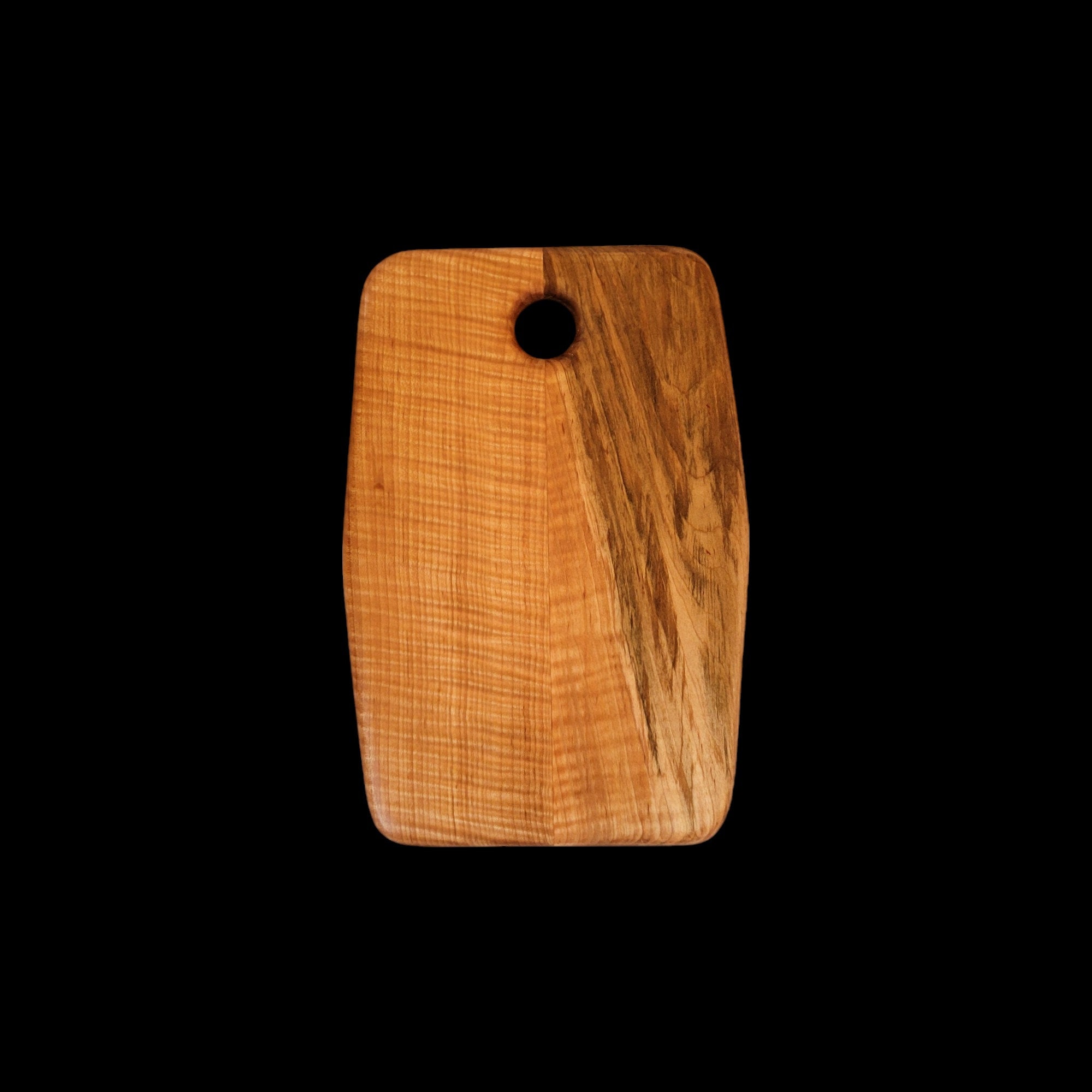 Heavy Figured Curly Maple Cutting Board, 8x12 Wood Cutting Board, Wood ...