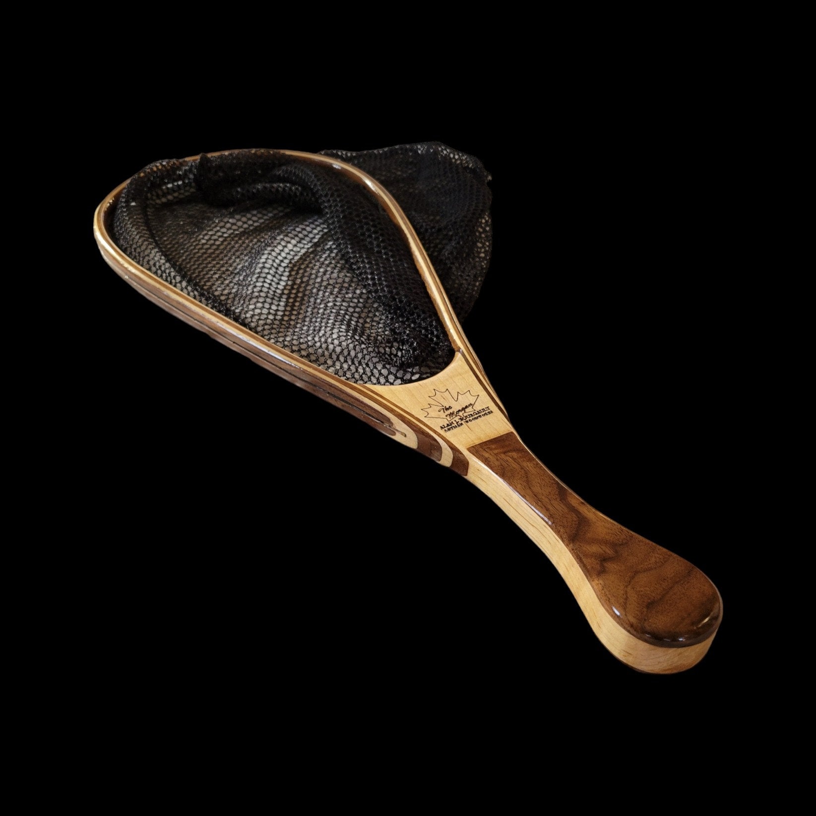 Handmade Wood Landing Net, the Morgan Landing Net, Epoxy/urethane ...