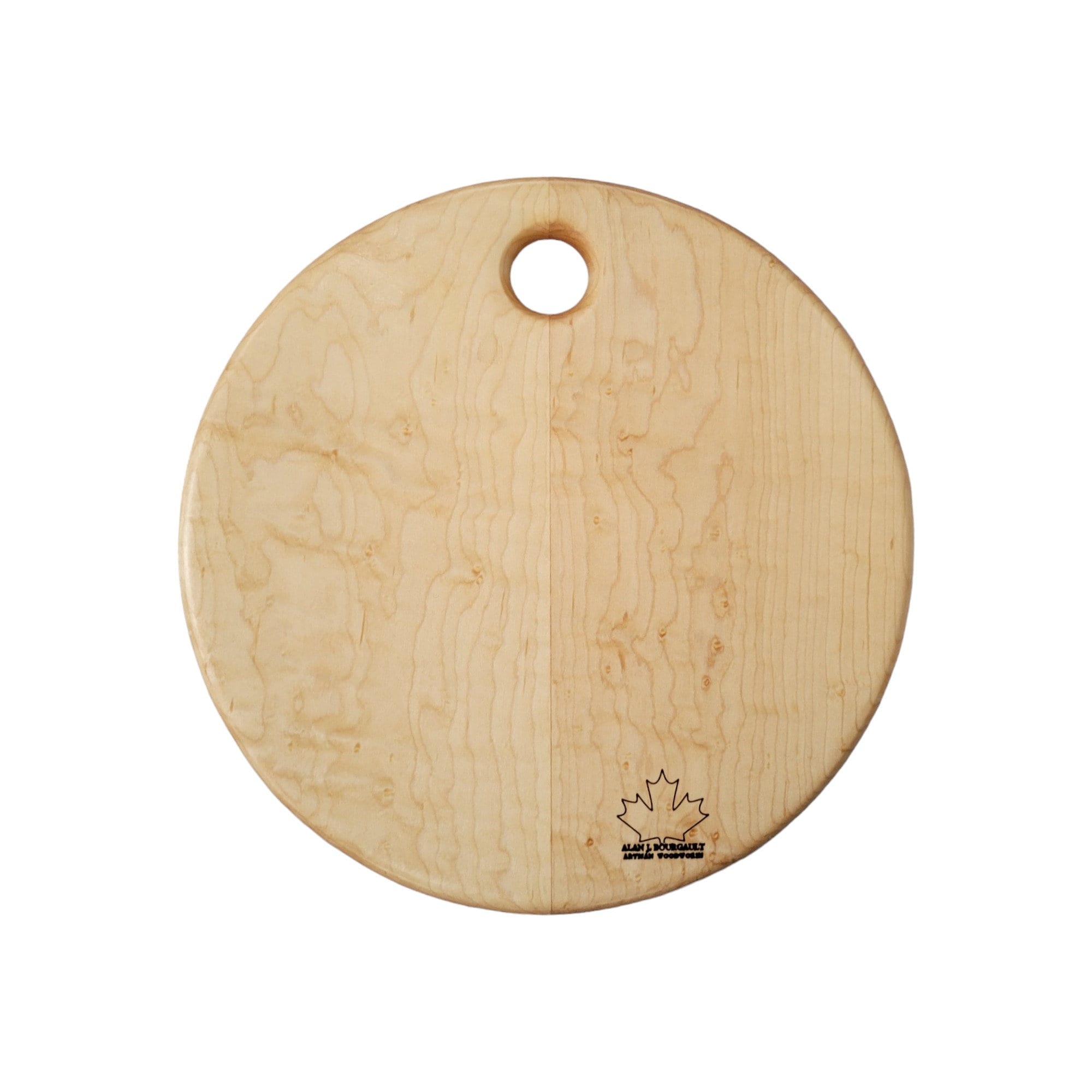 16" Round Wood Cutting Board, Round Cutting Board, Wood Charcuterie ...