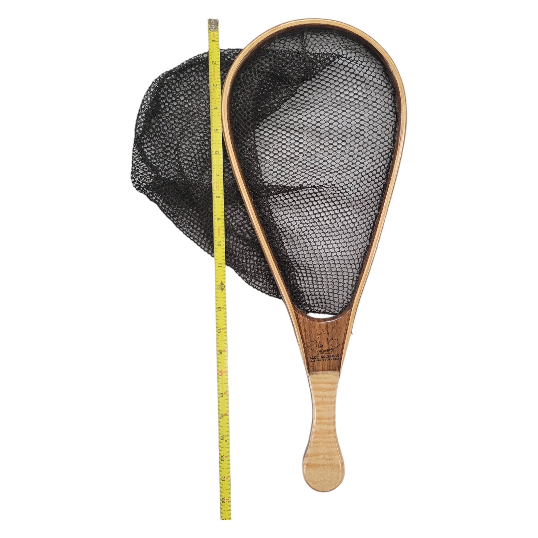 Handmade Wood Landing Net, the Morgan Landing Net, Epoxy/urethane ...