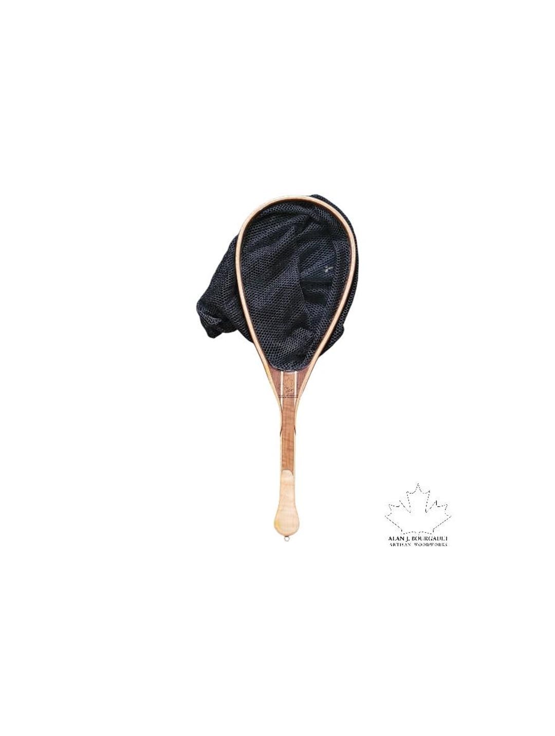 Handmade Wood Landing Net, Long Handle, Fly Fishing Landing Net, the ...