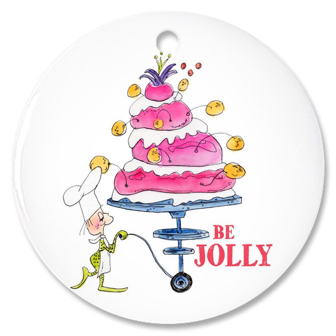 New Tiny Who Baker, the Grinch, Grinch Gifts, Porcelain Ornament - Etsy
