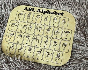 ASL Alphabet Puzzle American Sign Language Puzzle Alphabet - Etsy