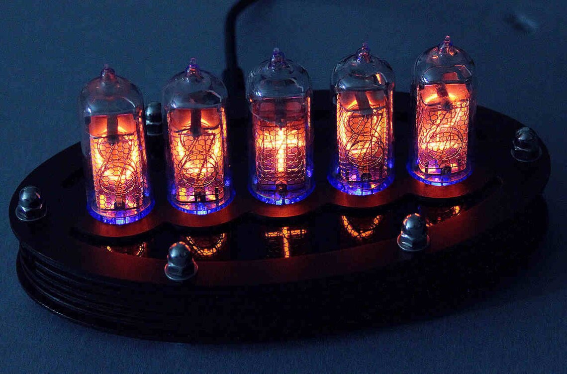 5-tube Nixie Clock V1 DIY Kit, With Paxolin Top - Etsy