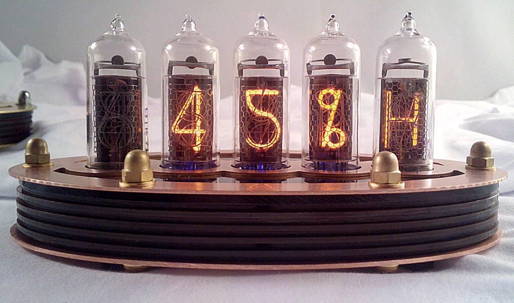 5-tube Nixie Thermometer V2 DIY Kit, With Copper Top - Etsy UK