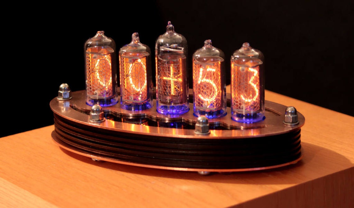 5-tube Nixie Clock V2 DIY Kit With Copper Top - Etsy