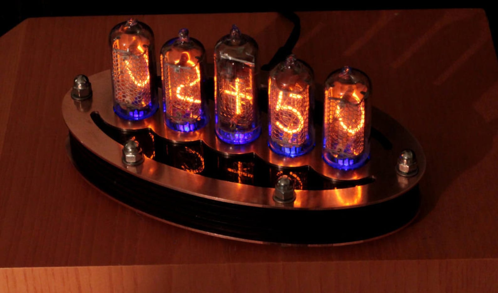 5-tube Nixie Clock V2 DIY Kit With Copper Top - Etsy