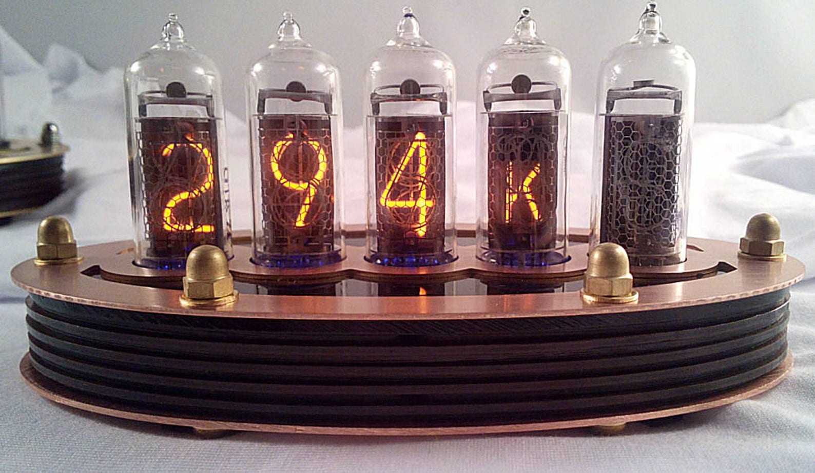 5-tube Nixie Thermometer V2 DIY Kit, With Copper Top - Etsy UK