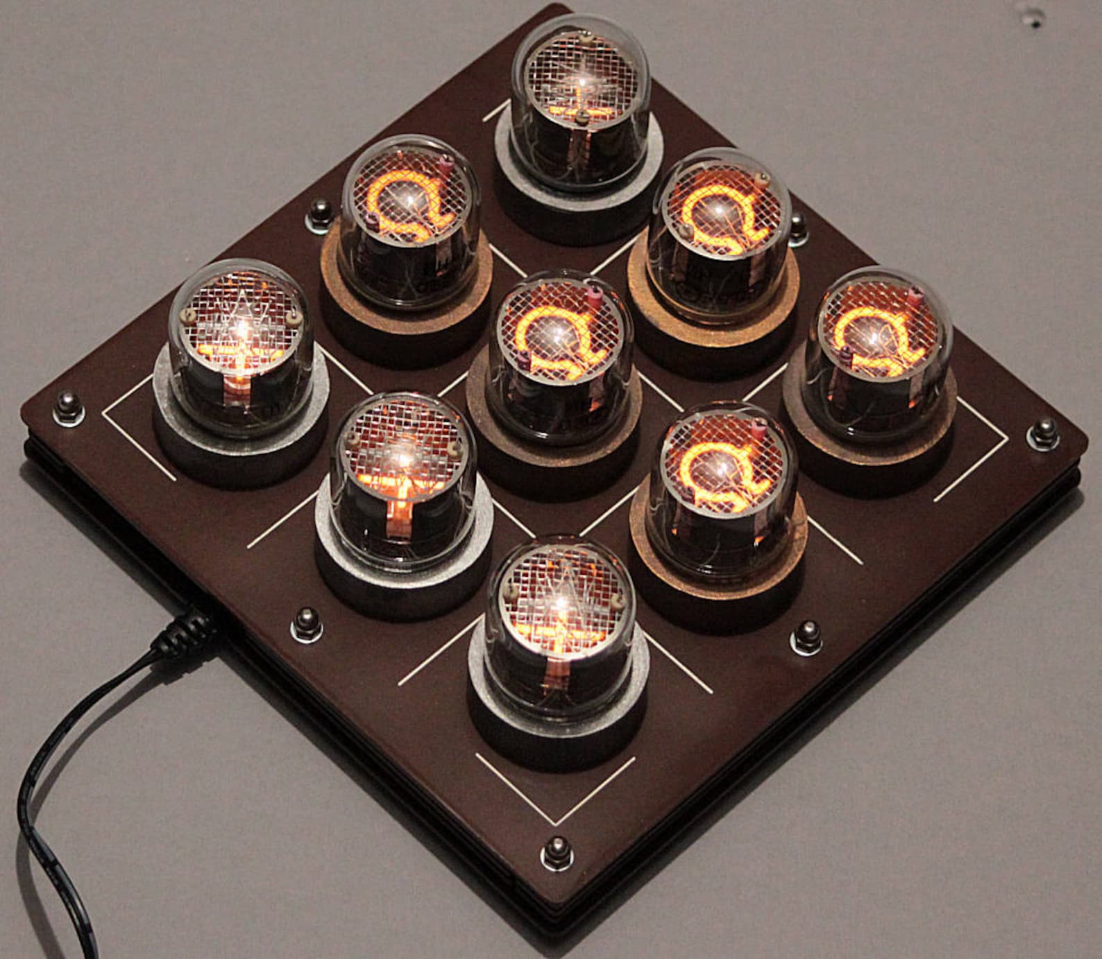 Nixie OXO Board DIY Kit, Round IN-7 Nixies Included - Etsy