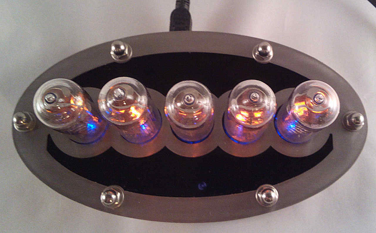 5-tube IN14 Nixie Clock Kit With Zinc and Paxolin Case - Etsy