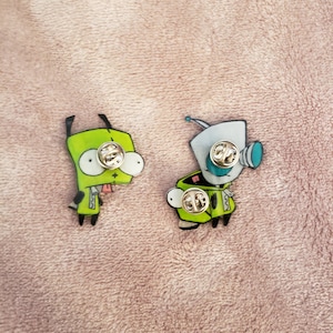 Invader Zim Gir Pins - Etsy