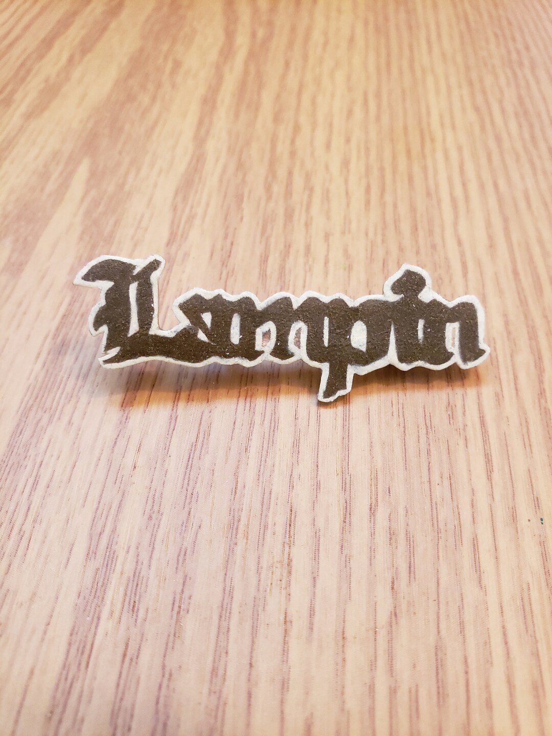 Leon Black Lampin Pin - Etsy