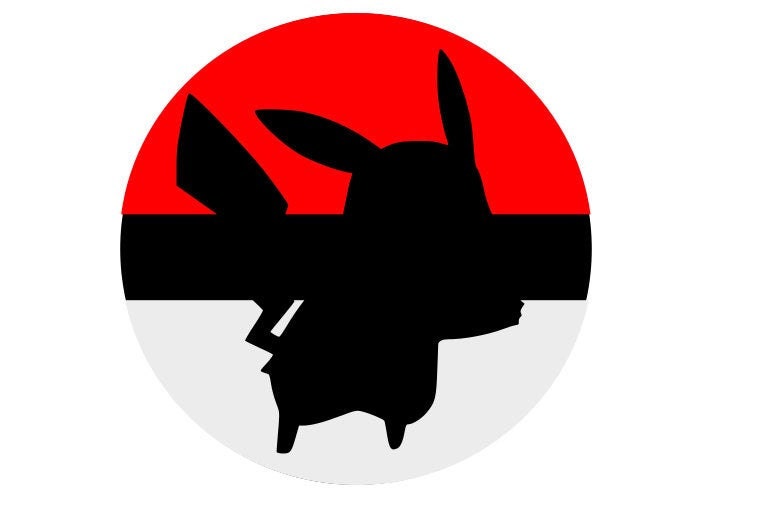 Pikachu in Poke Ball SVG/PNG File Cut File Pokemonash - Etsy UK