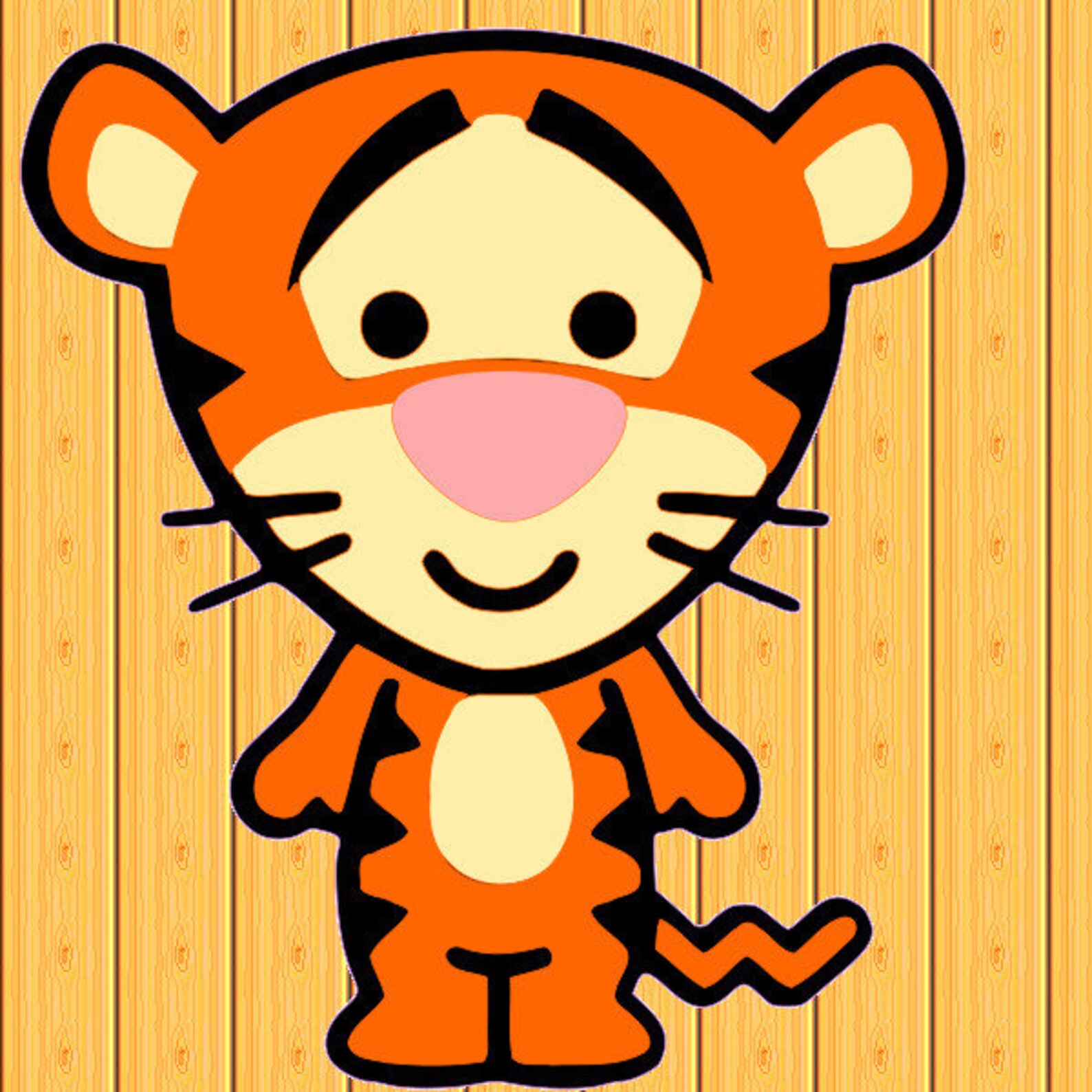 Tigger svg file winnie pooh cut files cricut silhouette | Etsy