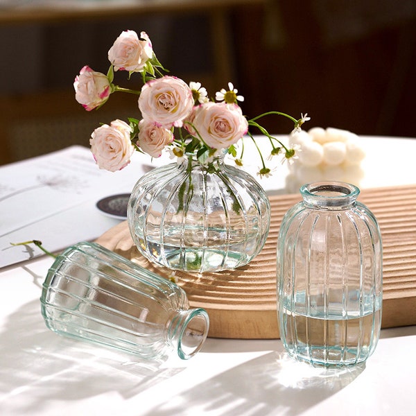 Small Glass Vases - Etsy