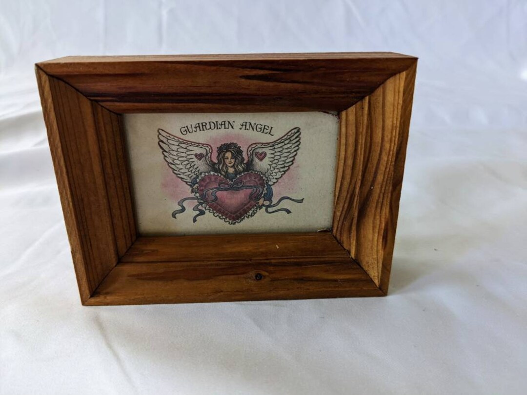 Small Guardian Angel Picture - Etsy