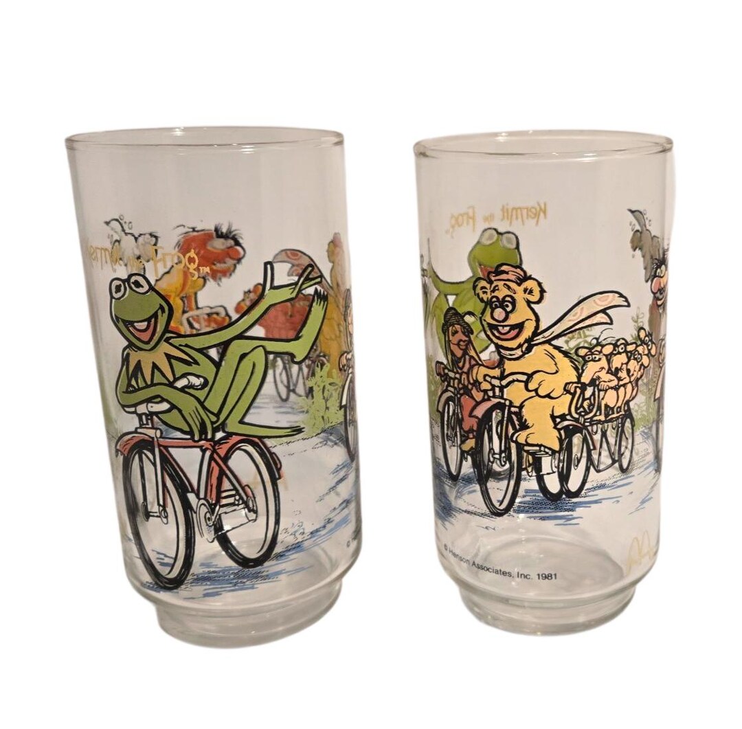 Vintage Pair 1981 Mcdonald's the Great Muppet Caper Glasses Kermit ...