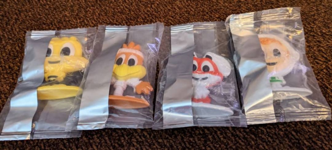 Set of 4 General Mills Cereal Squad Figure Toy Halloween Mascots ...