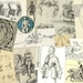 Vintage Knights and Armor Printable Ephemera Kit, 30 Illustrations for ...