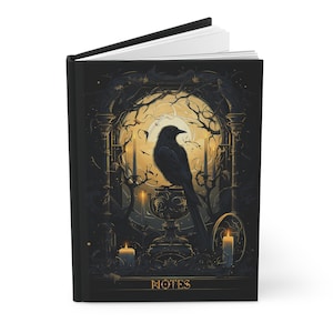 Dark Witchcraft Notebook, Gothic Journal With Lined Pages Hardcover ...