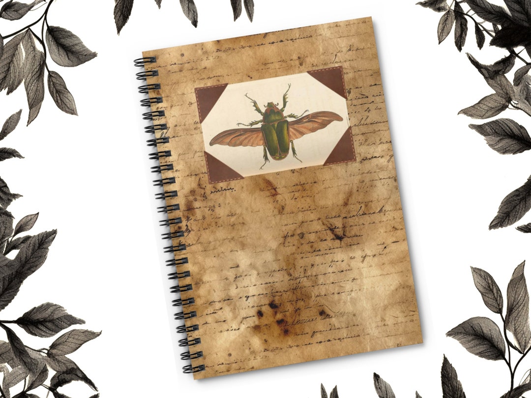 Vintage Beetle Spiral Notebook Vintage Beetle Journal - Etsy